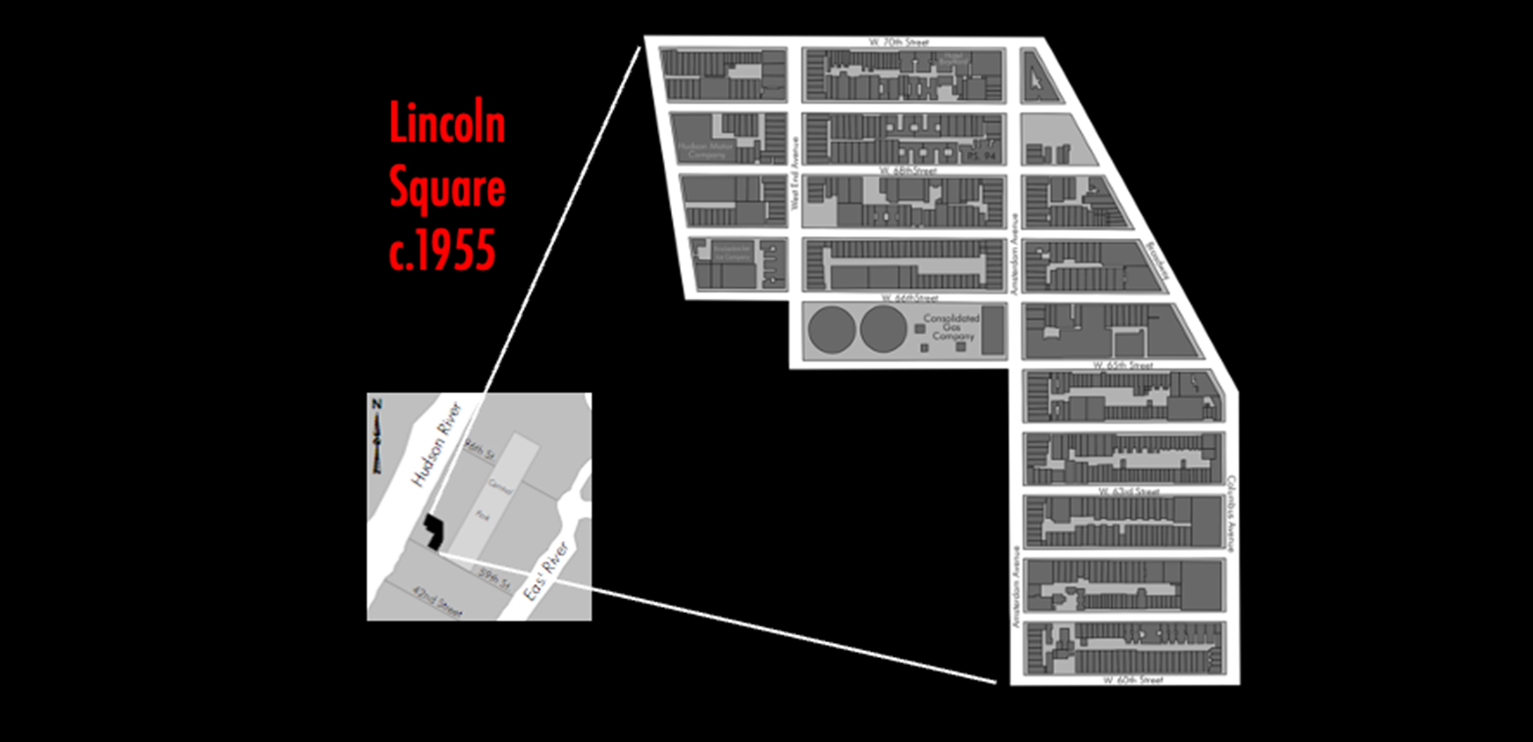 Map Showing Lincoln Center Nyc Lincoln Center Public Spaces, New York